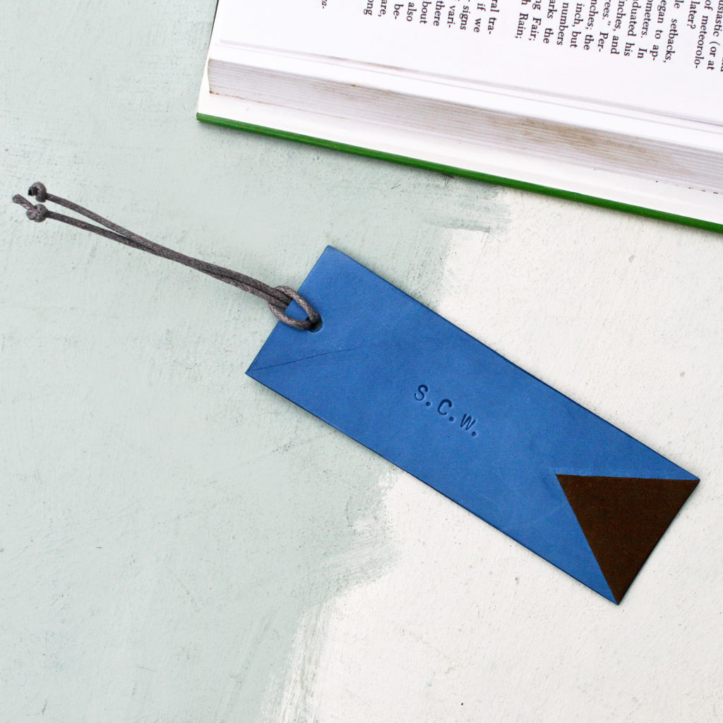 PERSONALISED LEATHER BOOKMARK - Swag And Tassel